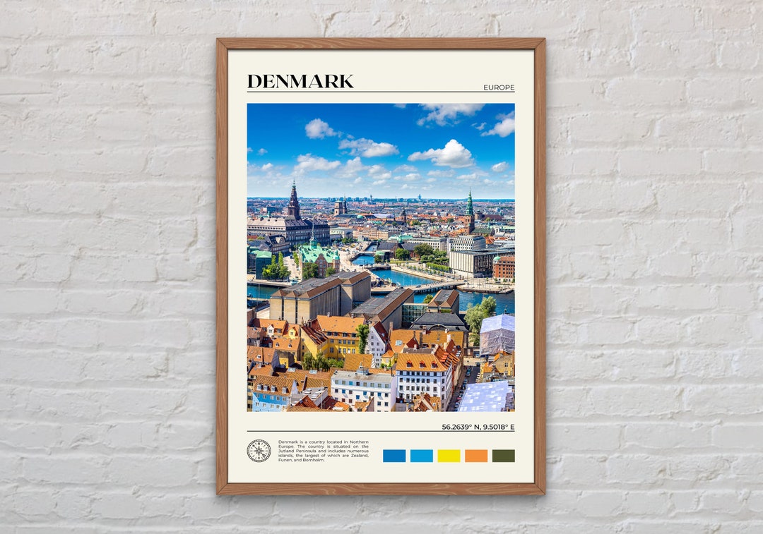 Real Photo, Denmark Print, Denmark Wall Art, Denmark Poster, Denmark ...