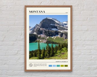 Big Sky Montana Poster Ski Lift Print - Etsy