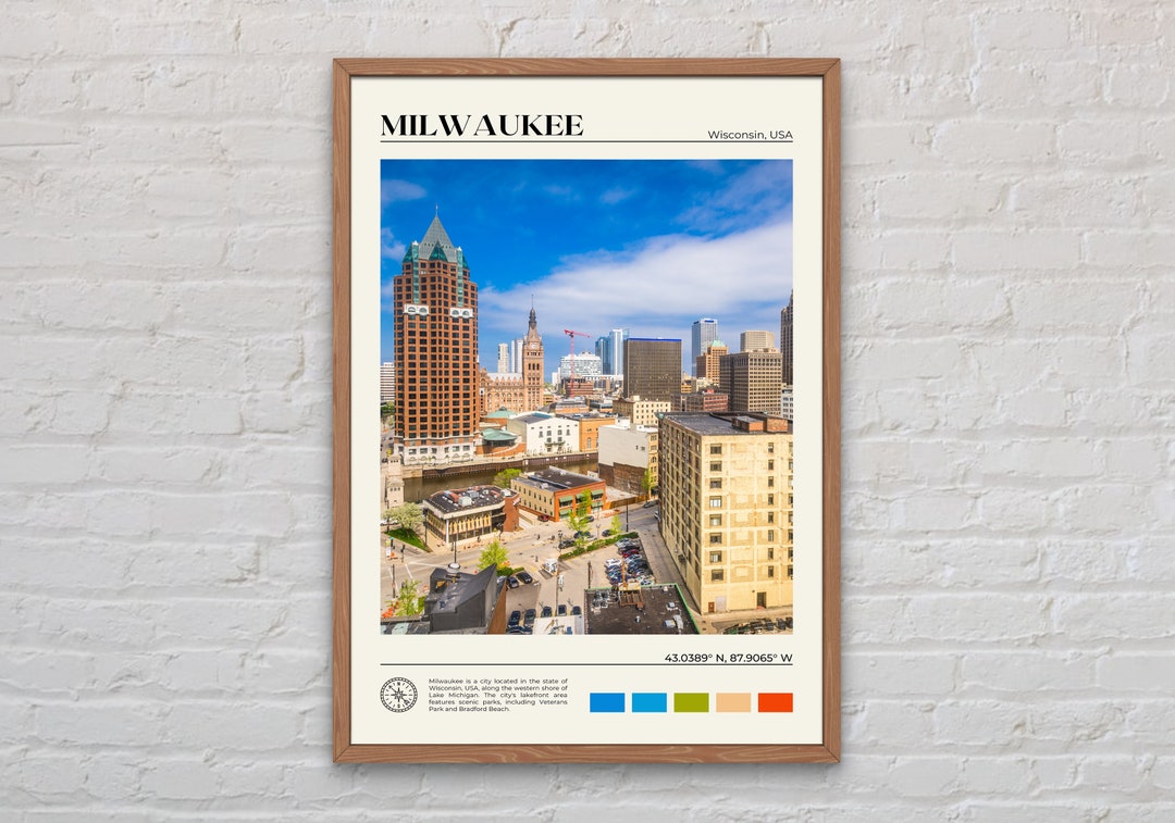 Real Photo, Milwaukee Print, Milwaukee Wall Art, Milwaukee Poster ...