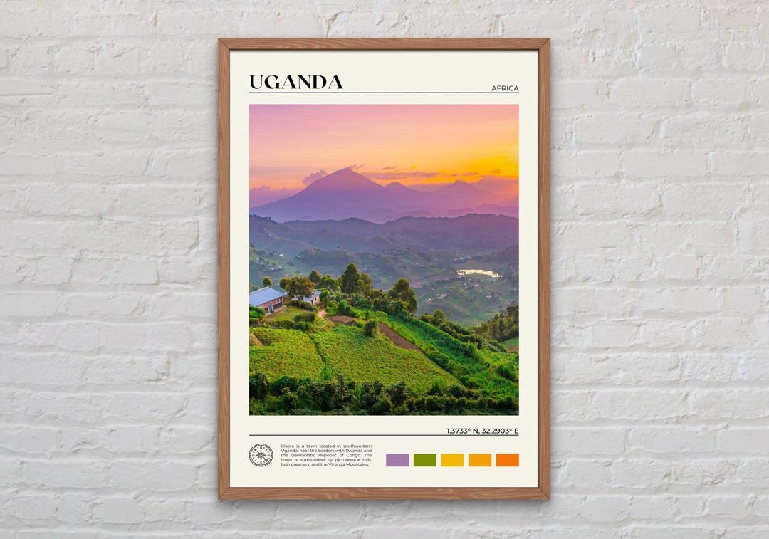 Real Photo, Uganda Print, Uganda Wall Art, Uganda Poster, Uganda Photo ...