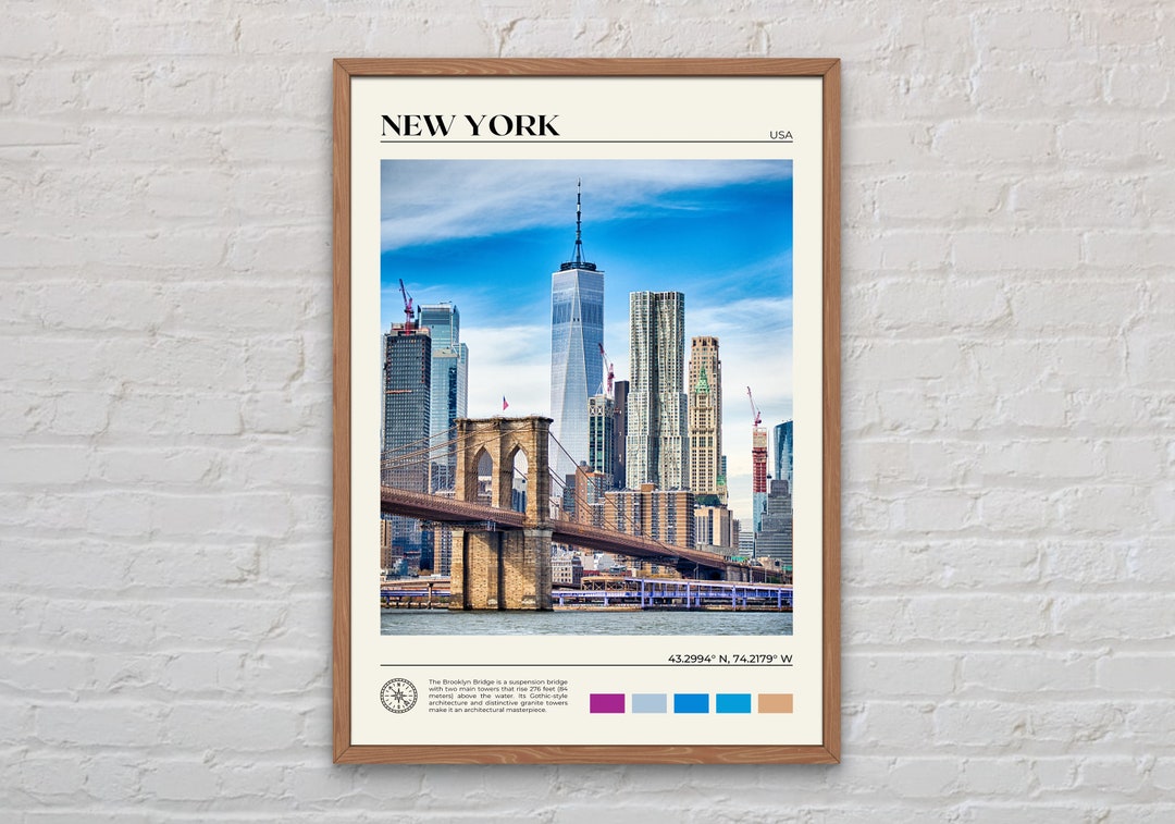Real Photo, New York State Print, New York Wall Art, New York Poster ...