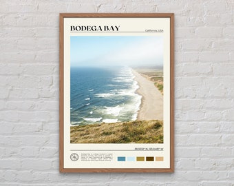 Bodega Bay Poster - Etsy