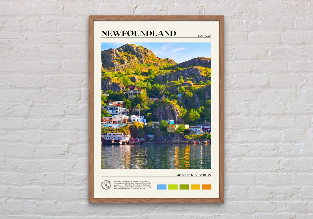 Real Photo, Newfoundland Print, Newfoundland Wall Art, Newfoundland ...