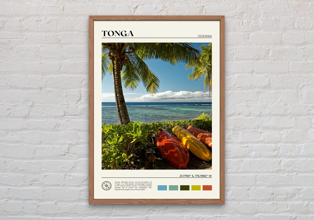 Real Photo, Tonga Print, Tonga Wall Art, Tonga Poster, Tonga Photo ...