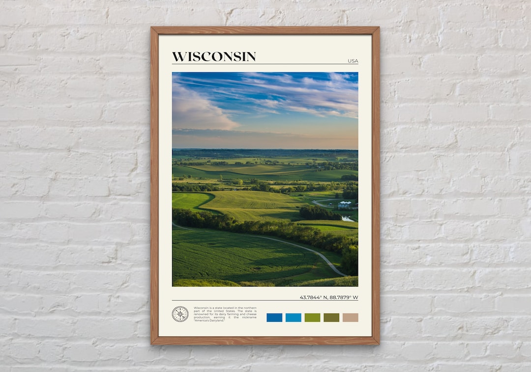 Real Photo, Wisconsin Print, Wisconsin Wall Art, Wisconsin Poster ...