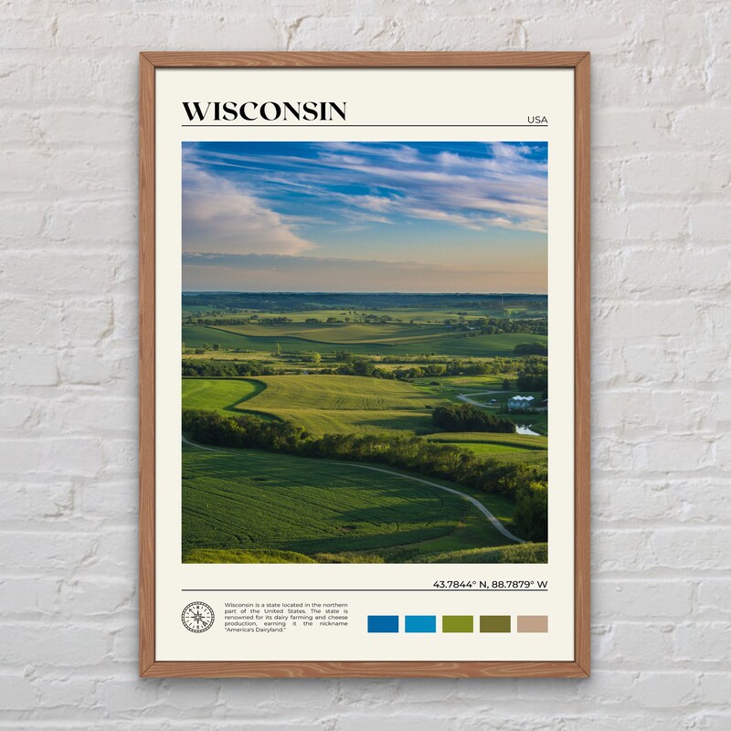 Wisconsin Art - Etsy