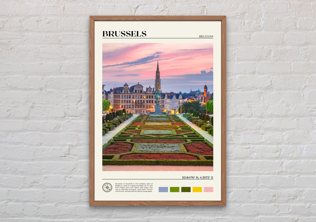 Real Photo, Brussels Print, Brussels Wall Art, Brussels Poster ...