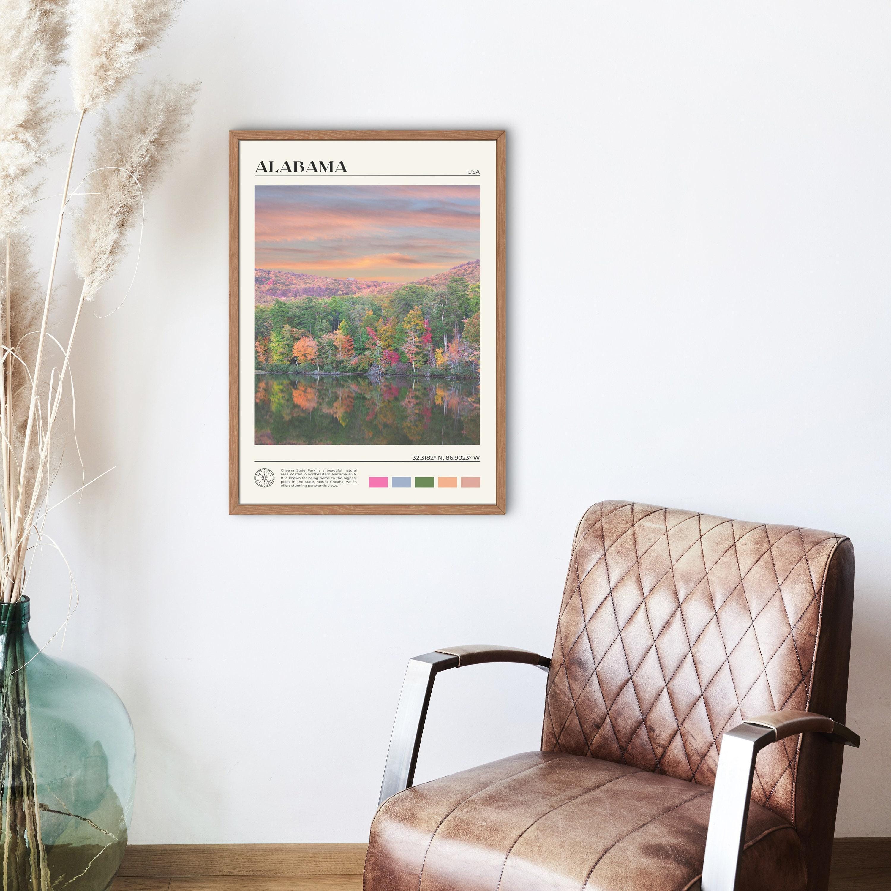 Real Photo, Alabama Print, Alabama Wall Art, Alabama Poster, Alabama ...