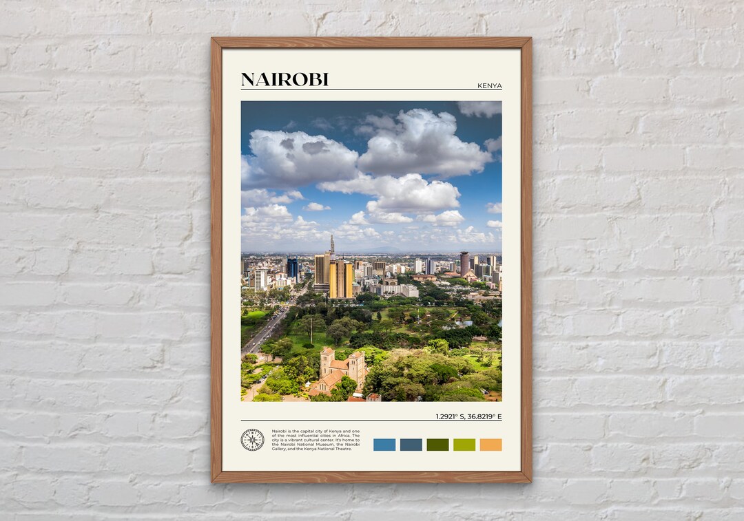 Real Photo, Nairobi Print, Nairobi Wall Art, Nairobi Poster, Nairobi ...