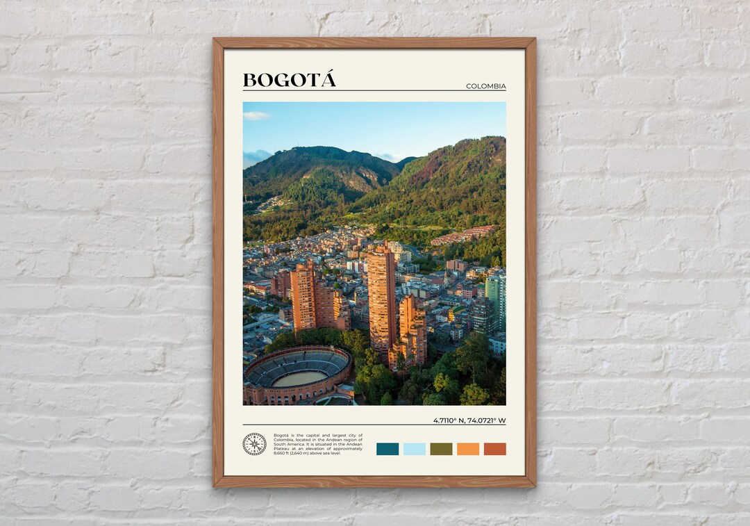 Real Photo, Bogota Print, Bogota Wall Art, Bogota Poster, Bogota Photo ...