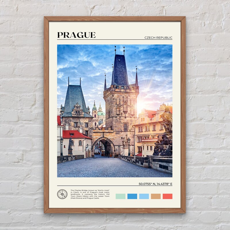 Prague Poster - Etsy