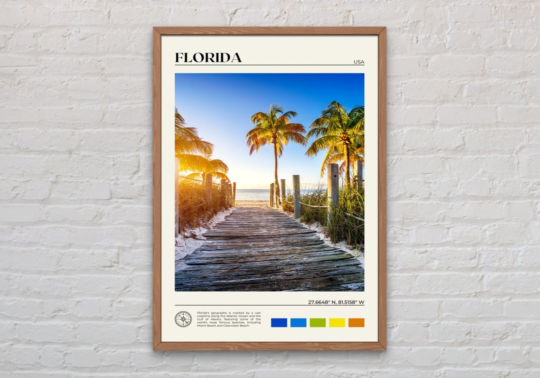 Real Photo, Florida Print, Florida Wall Art, Florida Poster, Florida ...