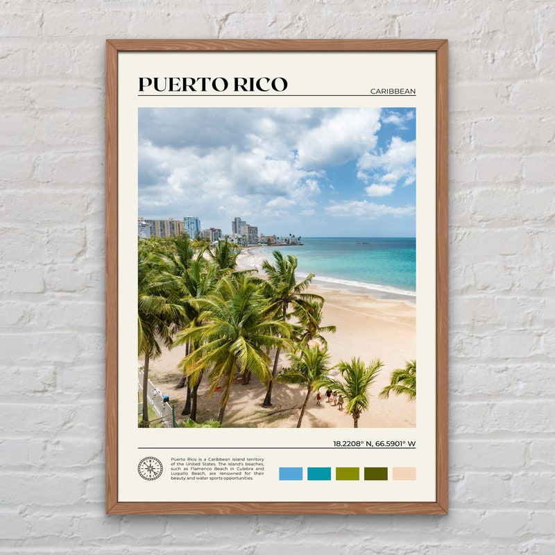 Puerto Rico Poster - Etsy