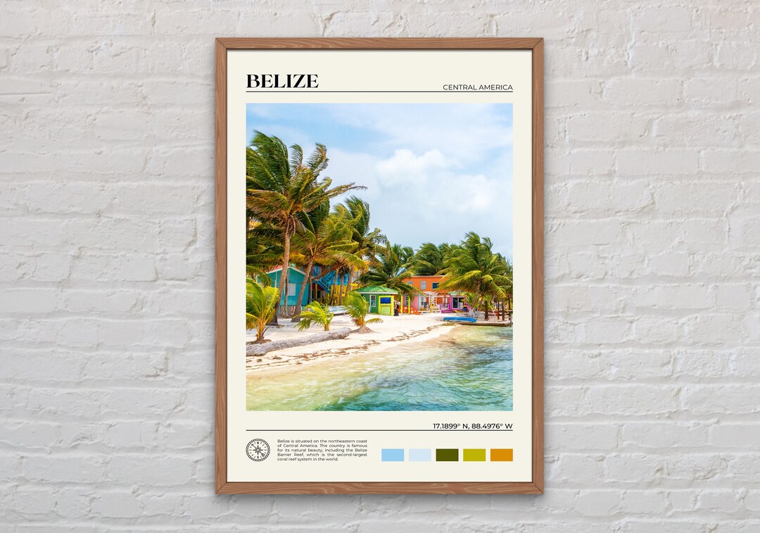 Real Photo, Belize Print, Belize Wall Art, Belize Poster, Belize Photo ...