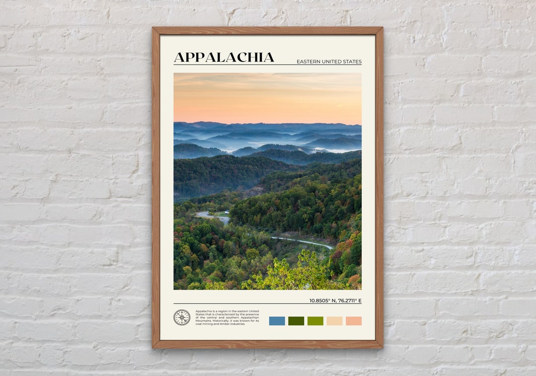 Real Photo, Appalachia Print, Appalachia Wall Art, Appalachia Poster ...