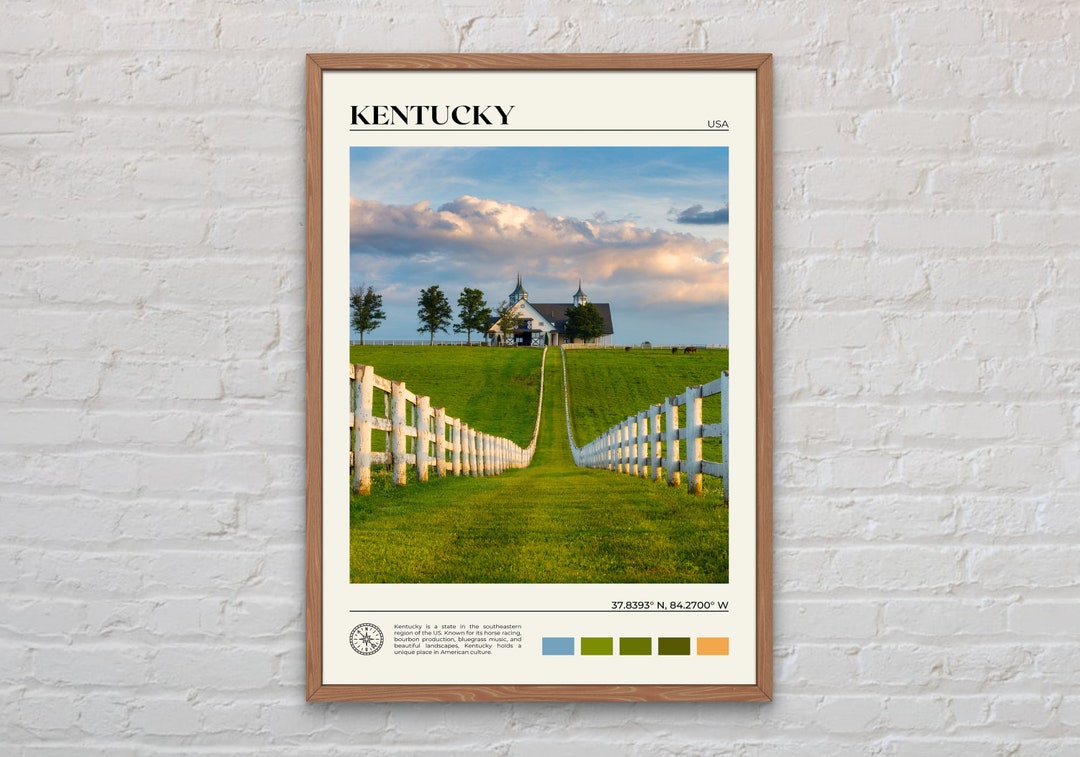 Real Photo, Kentucky Print, Kentucky Wall Art, Kentucky Poster ...