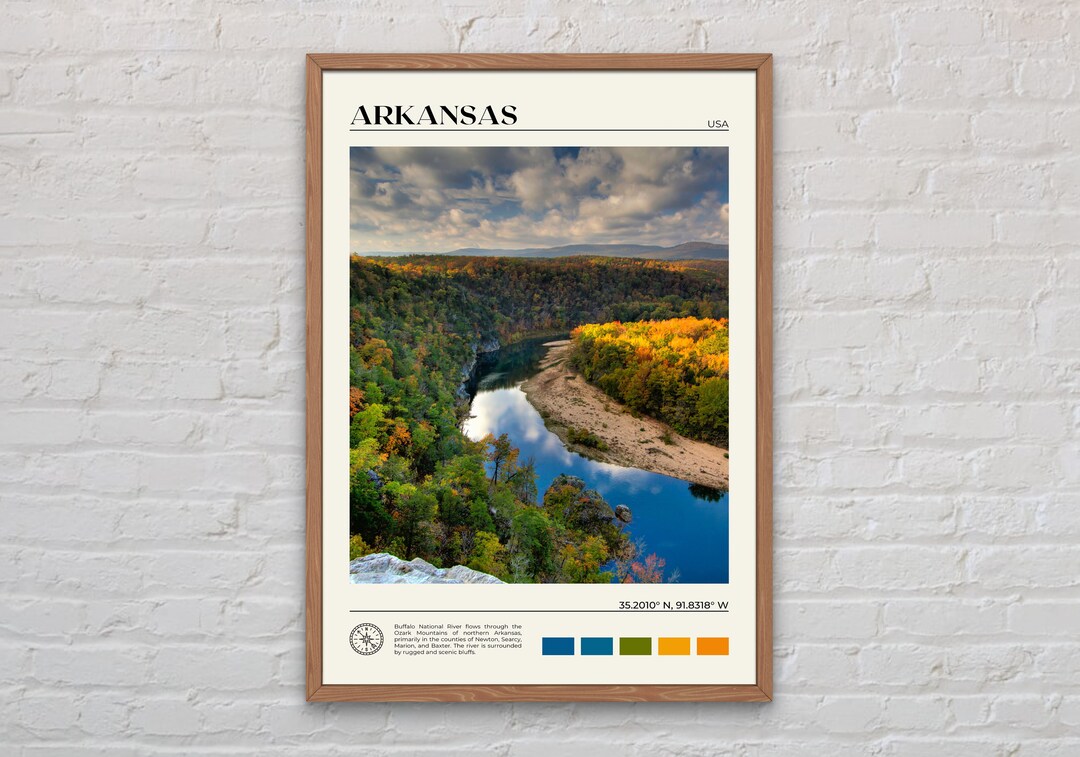 Real Photo, Arkansas Print, Arkansas Wall Art, Arkansas Poster ...