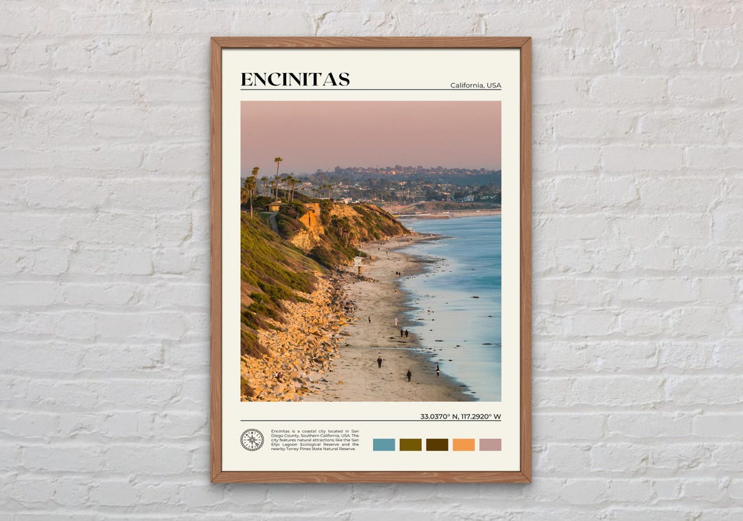 Real Photo, Encinitas Print, Encinitas Wall Art, Encinitas Poster ...