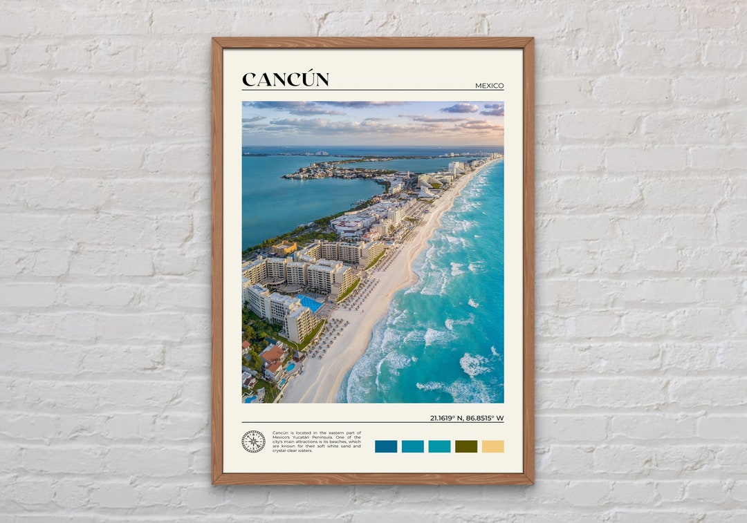 Real Photo, Cancún Print, Cancún Wall Art, Cancún Poster, Cancún Photo ...