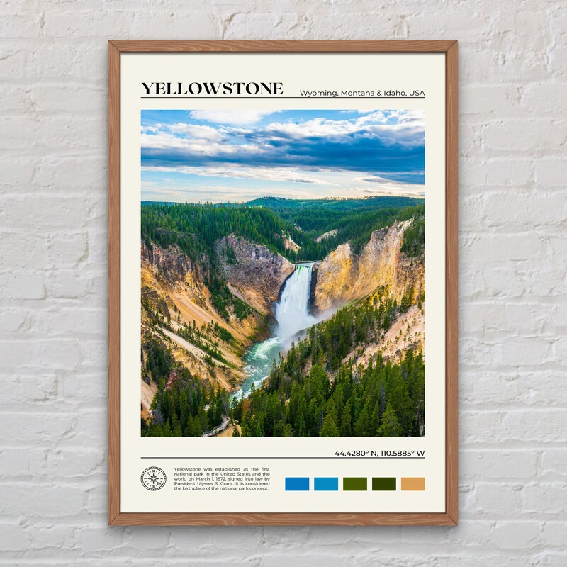 Yellowstone Poster - Etsy