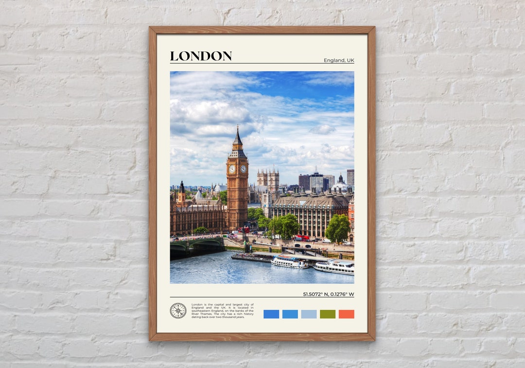 Real Photo, London Print, London Wall Art, London Poster, London Photo ...