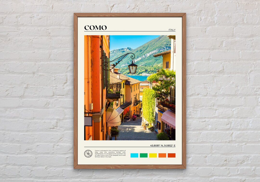 Real Photo, Como Print, Como Wall Art, Como Poster, Como Photo, Como ...