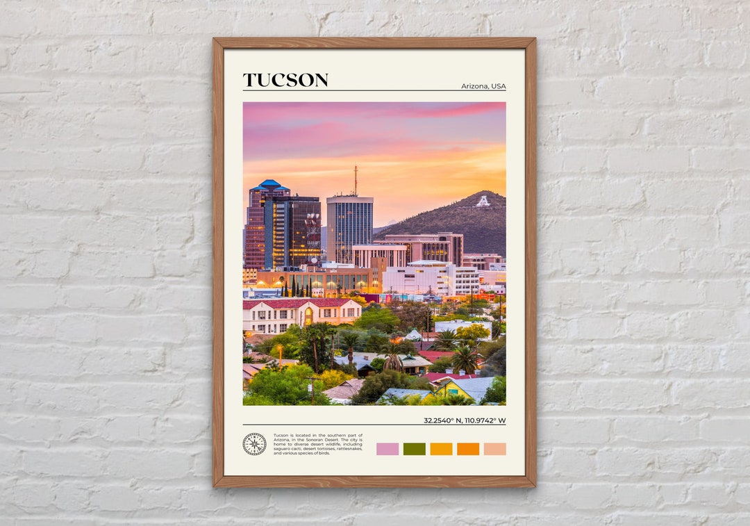 Real Photo, Tucson Print, Tucson Wall Art, Tucson Poster, Tucson Photo ...