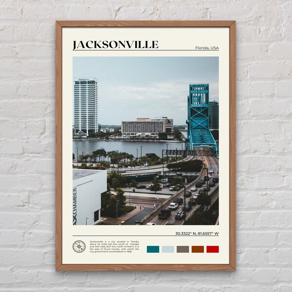 Jacksonville Wall Art - Etsy