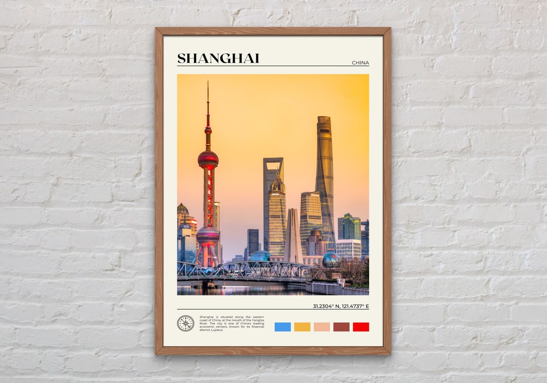 Real Photo, Shanghai Print, Shanghai Wall Art, Shanghai Poster ...