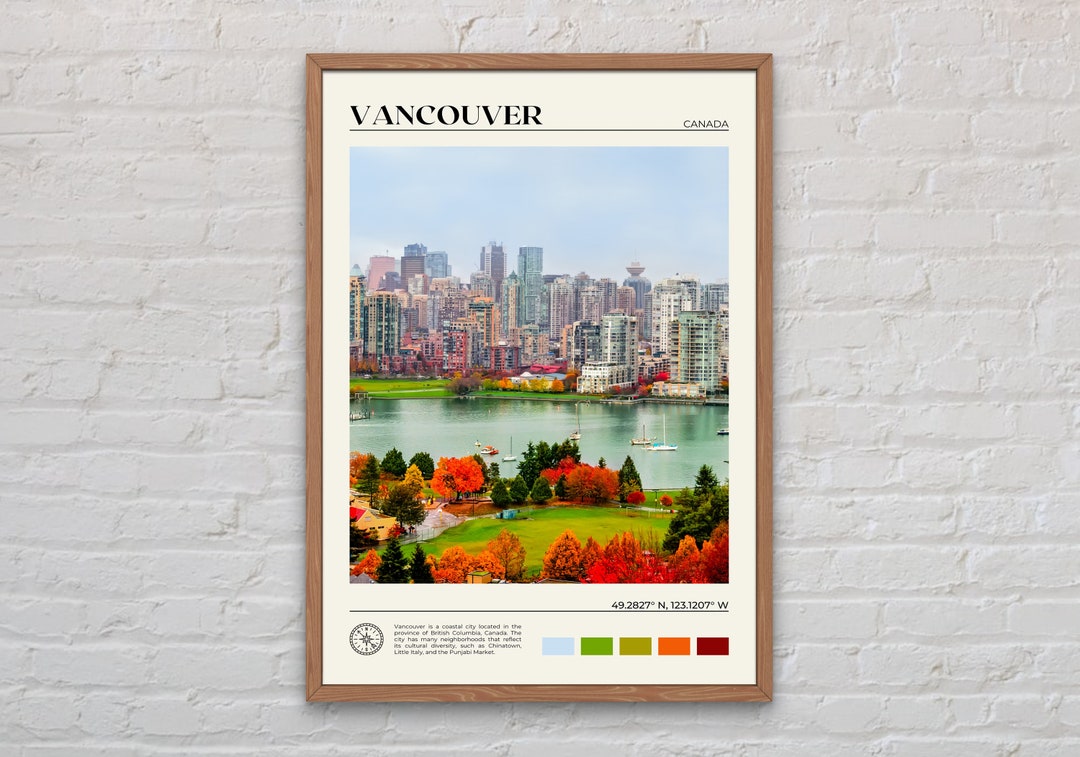Real Photo, Vancouver Print, Vancouver Wall Art, Vancouver Poster ...