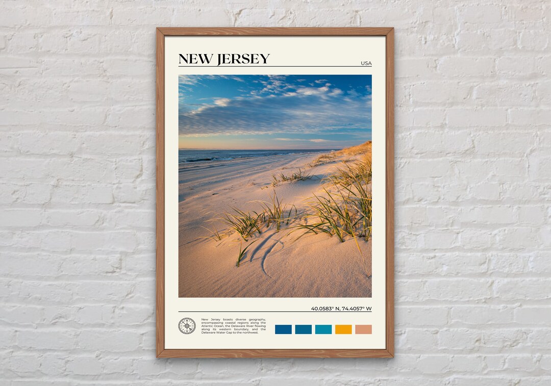 Real Photo, New Jersey Print, New Jersey Art, New Jersey Poster, New ...