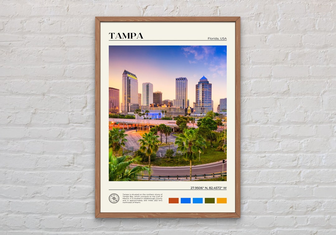 Real Photo, Tampa Print, Tampa Wall Art, Tampa Poster, Tampa Photo ...