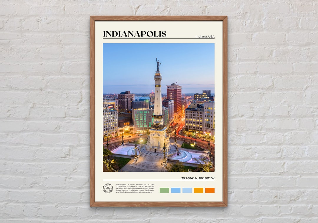 Real Photo, Indianapolis Print, Indianapolis Art, Indianapolis Poster ...