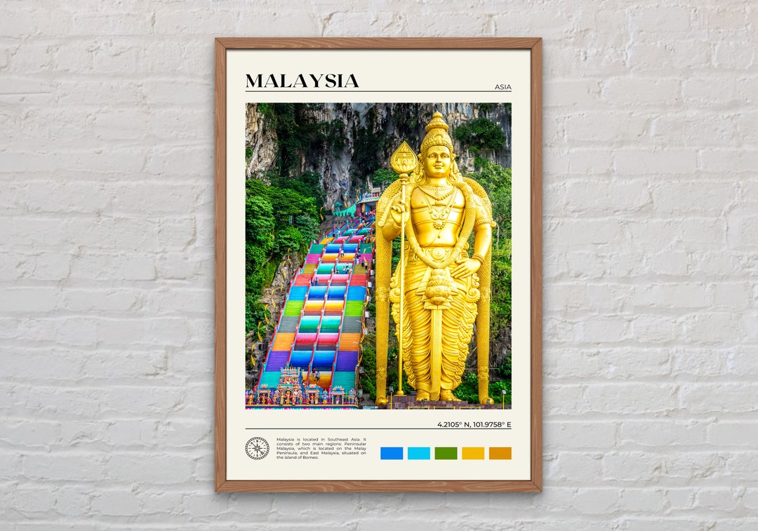Real Photo, Malaysia Print, Malaysia Wall Art, Malaysia Poster ...