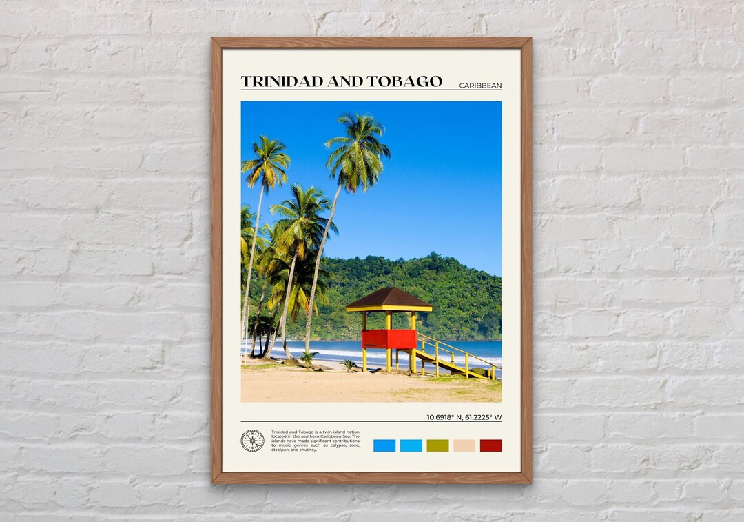 Real Photo, Trinidad and Tobago Print, Trinidad and Tobago Wall Art ...