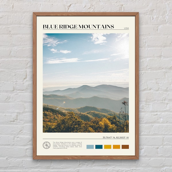 Blue Ridge Mountains - Etsy