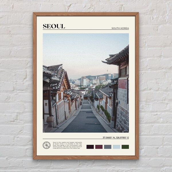 Seoul Poster - Etsy