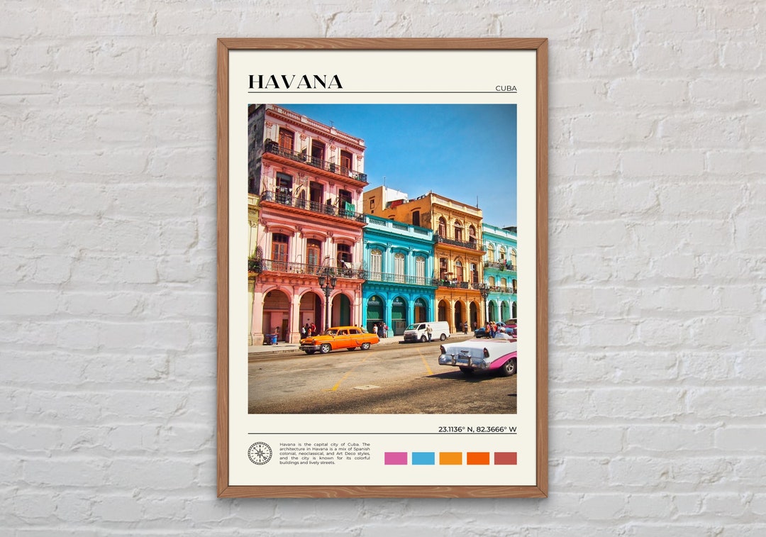 Real Photo, Havana Print, Havana Wall Art, Havana Poster, Havana Photo ...