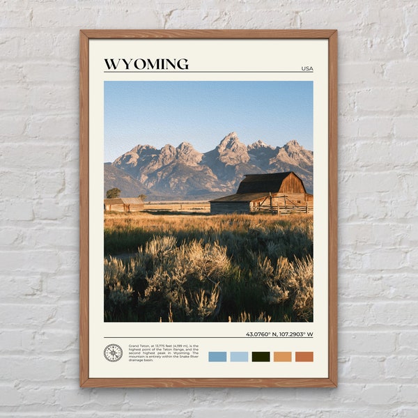 Wyoming Art - Etsy