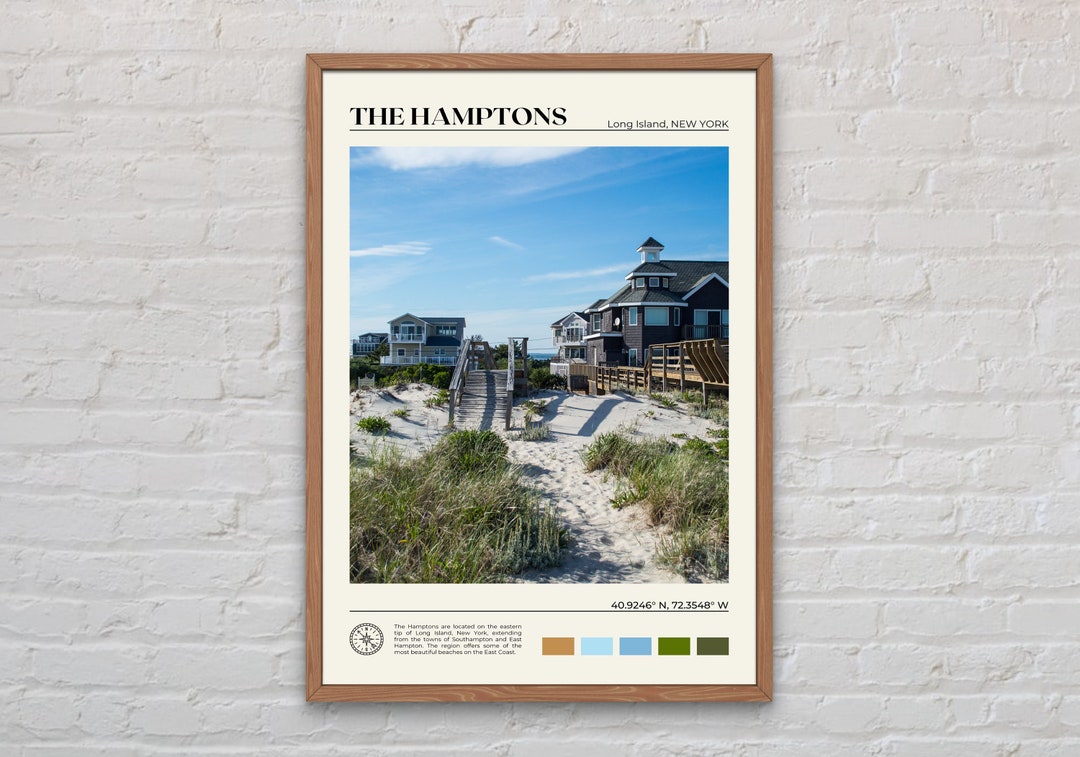 Real Photo, the Hamptons Print, the Hamptons Art, the Hamptons Poster ...