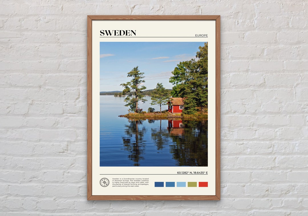 Real Photo, Sweden Print, Sweden Wall Art, Sweden Poster, Sweden Photo ...