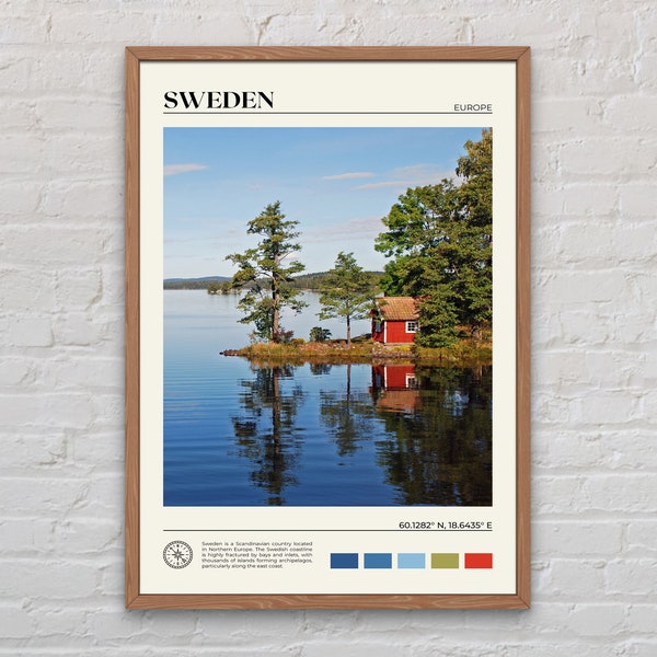 Sweden Poster - Etsy