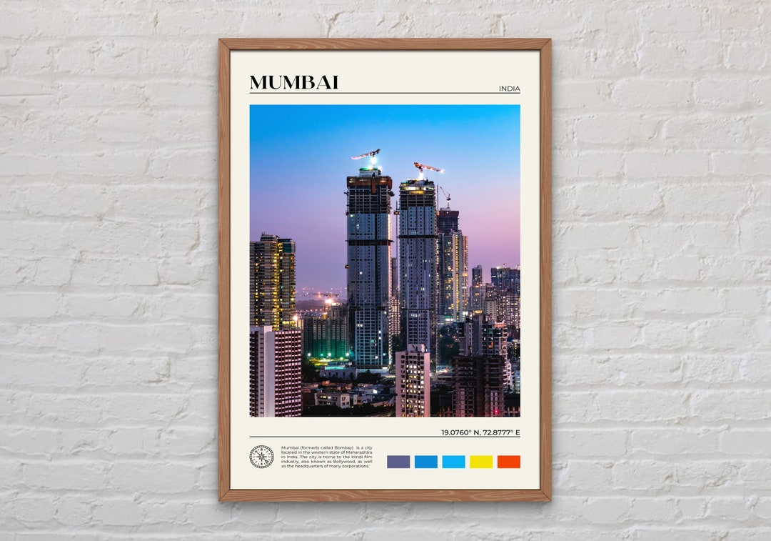 Real Photo, Mumbai Print, Mumbai Wall Art, Mumbai Poster, Mumbai Photo ...