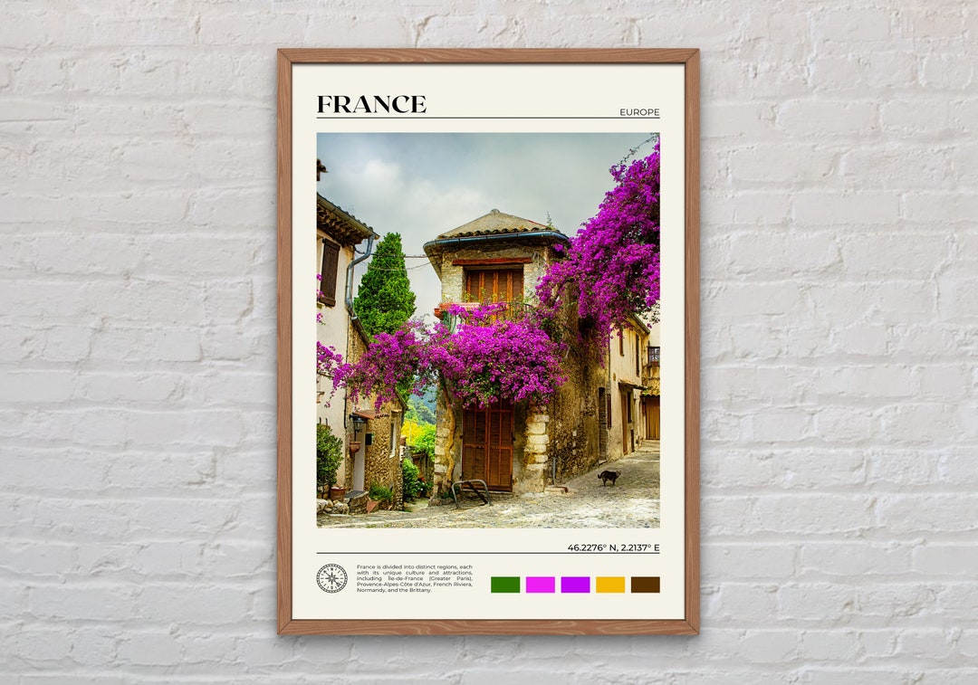 Real Photo, France Print, France Wall Art, France Poster, France Photo ...