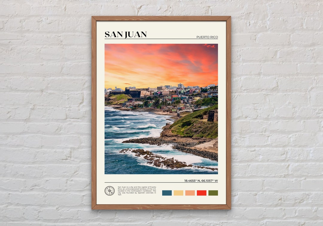 Real Photo, San Juan Print, San Juan Wall Art, San Juan Poster, San ...