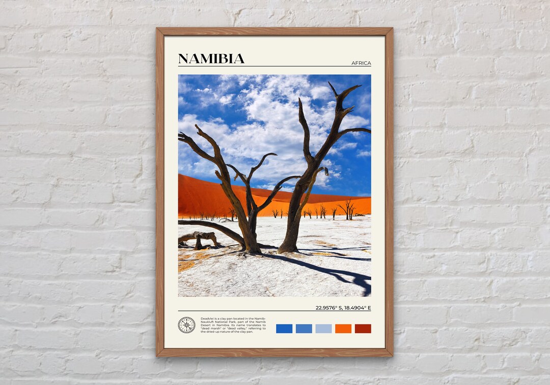 Real Photo, Namibia Print, Namibia Wall Art, Namibia Poster, Namibia ...