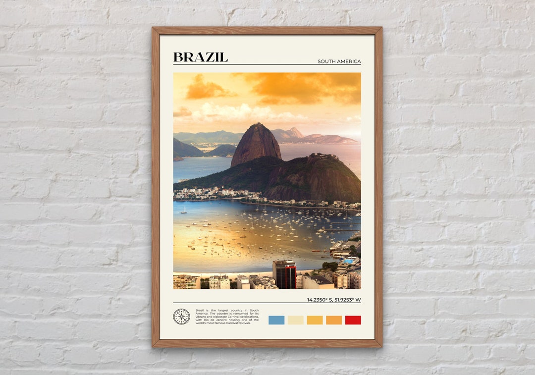 Real Photo, Brazil Print, Brazil Wall Art, Brazil Poster, Brazil Photo ...