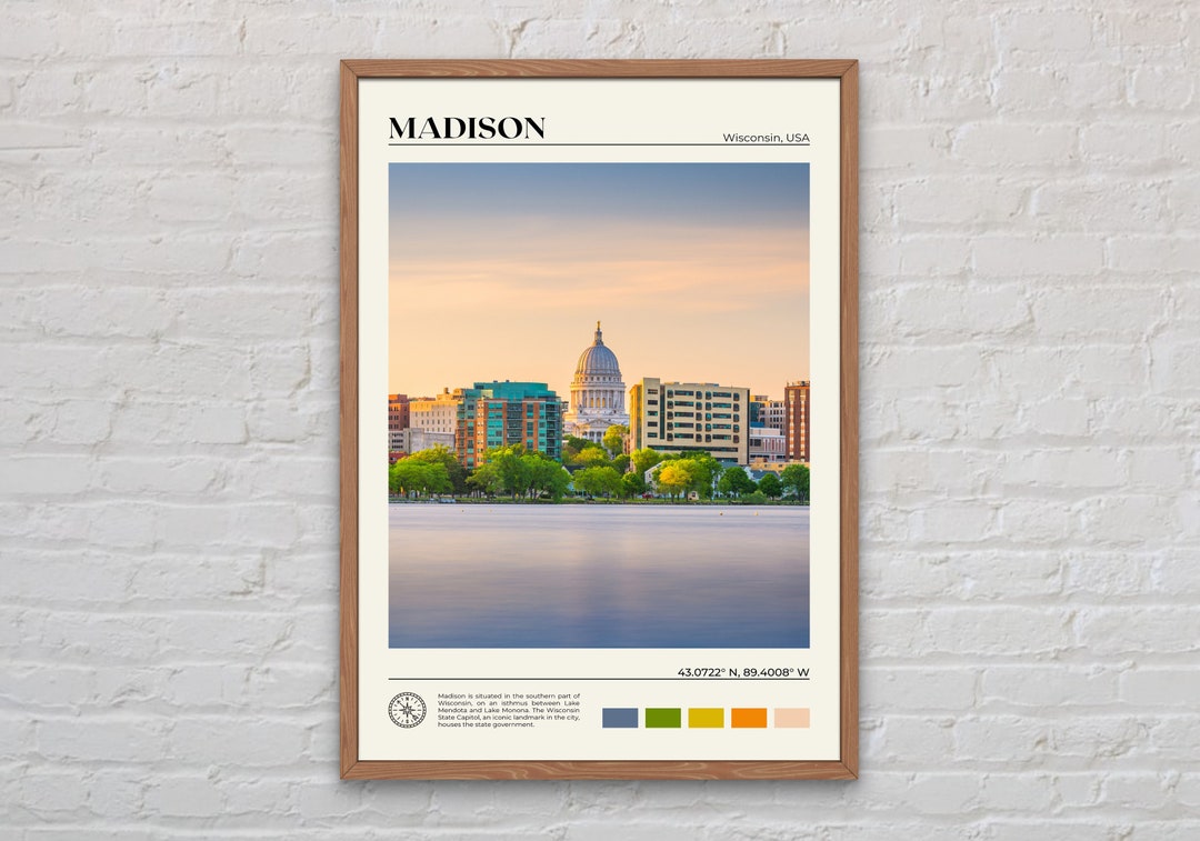 Real Photo, Madison Print, Madison Wall Art, Madison Poster, Madison ...