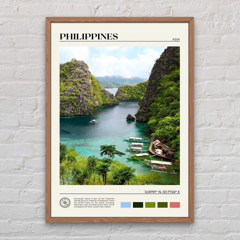Philippine Scenic Poster - Etsy
