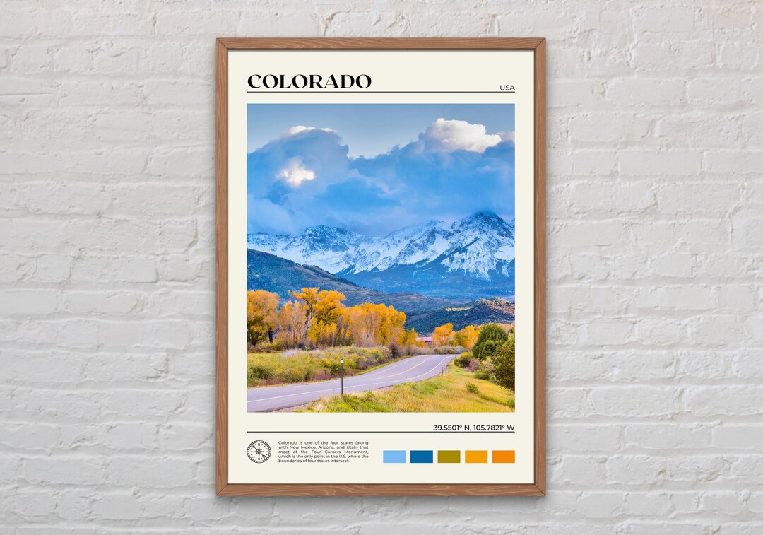 Real Photo, Colorado Print, Colorado Wall Art, Colorado Poster ...